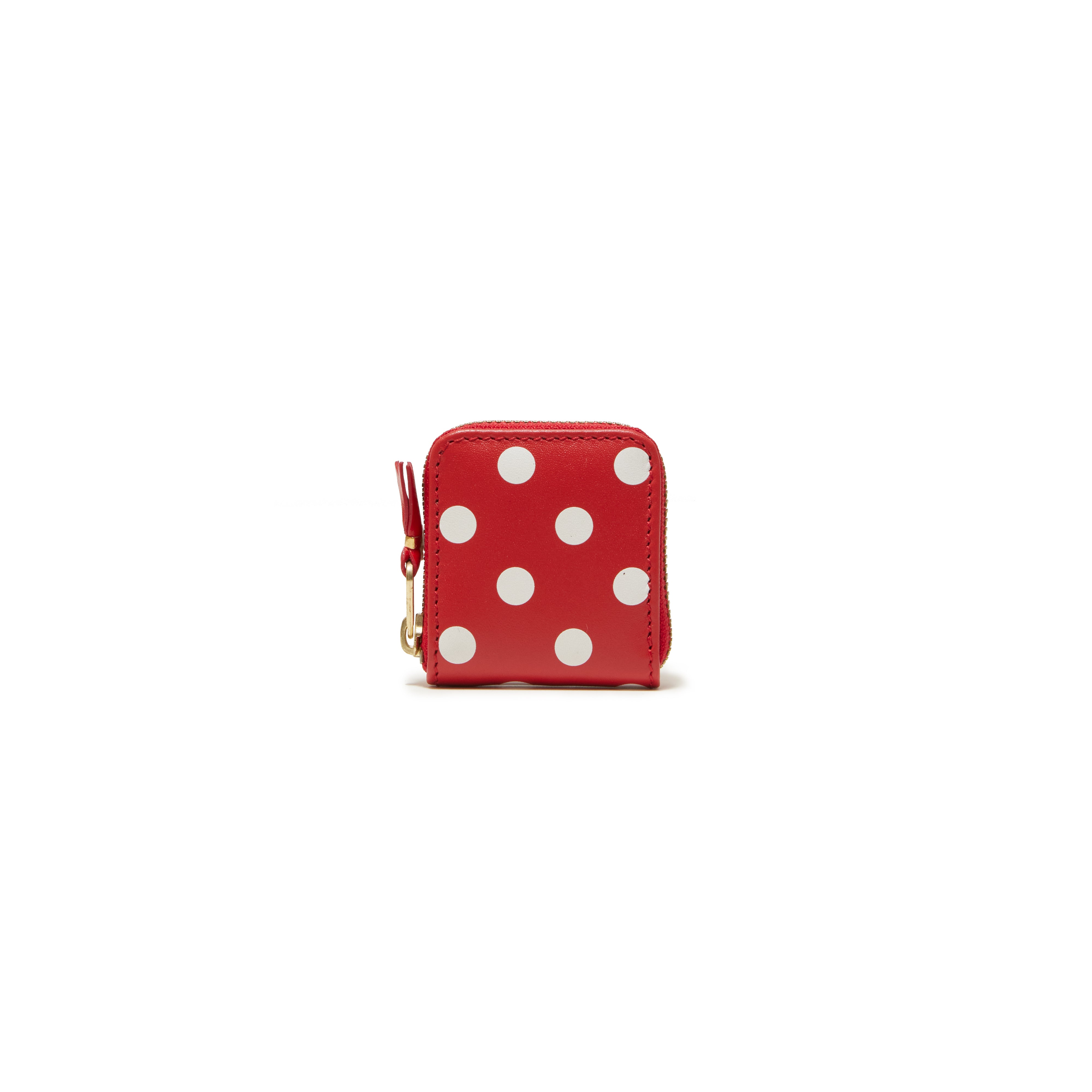 CDG WALLET: Dots Printed Line-8Z-E041 (Red) | DSMG E-SHOP
