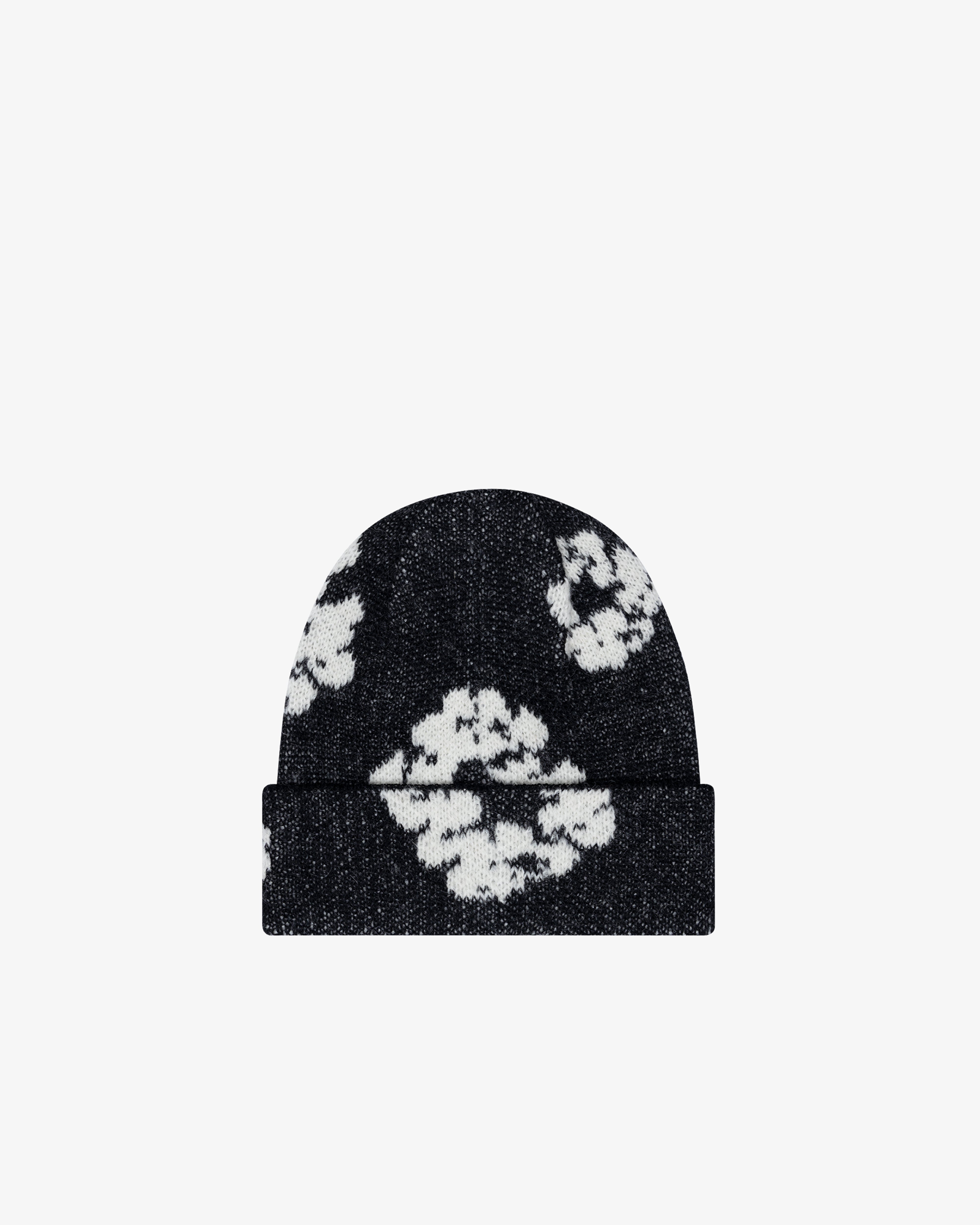 DENIM TEARS: Cotton Wreath Beanie (Black) | DSMG E-SHOP