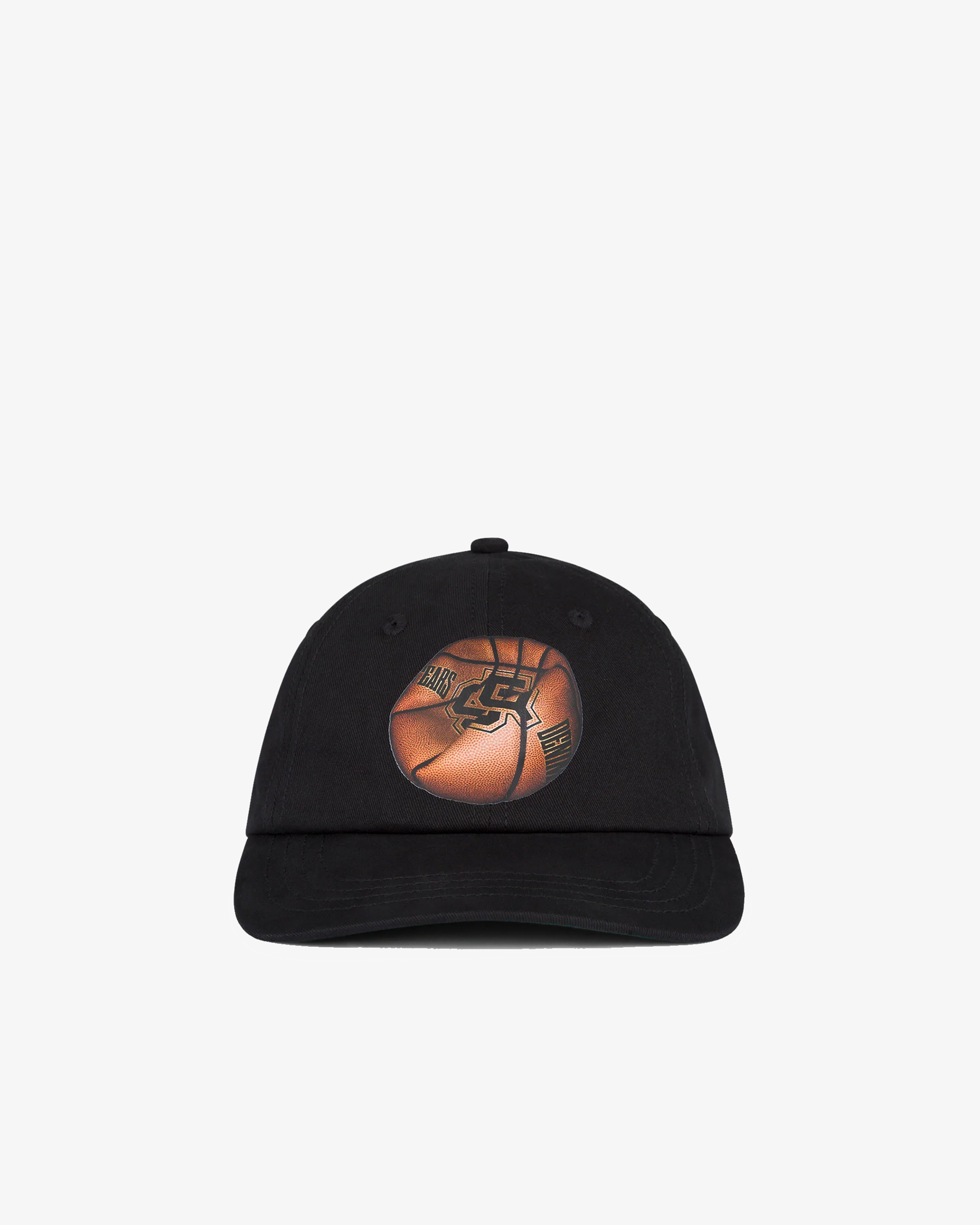 DENIM TEARS: Deflated Basketball Cap (Black) | DSMG E-SHOP