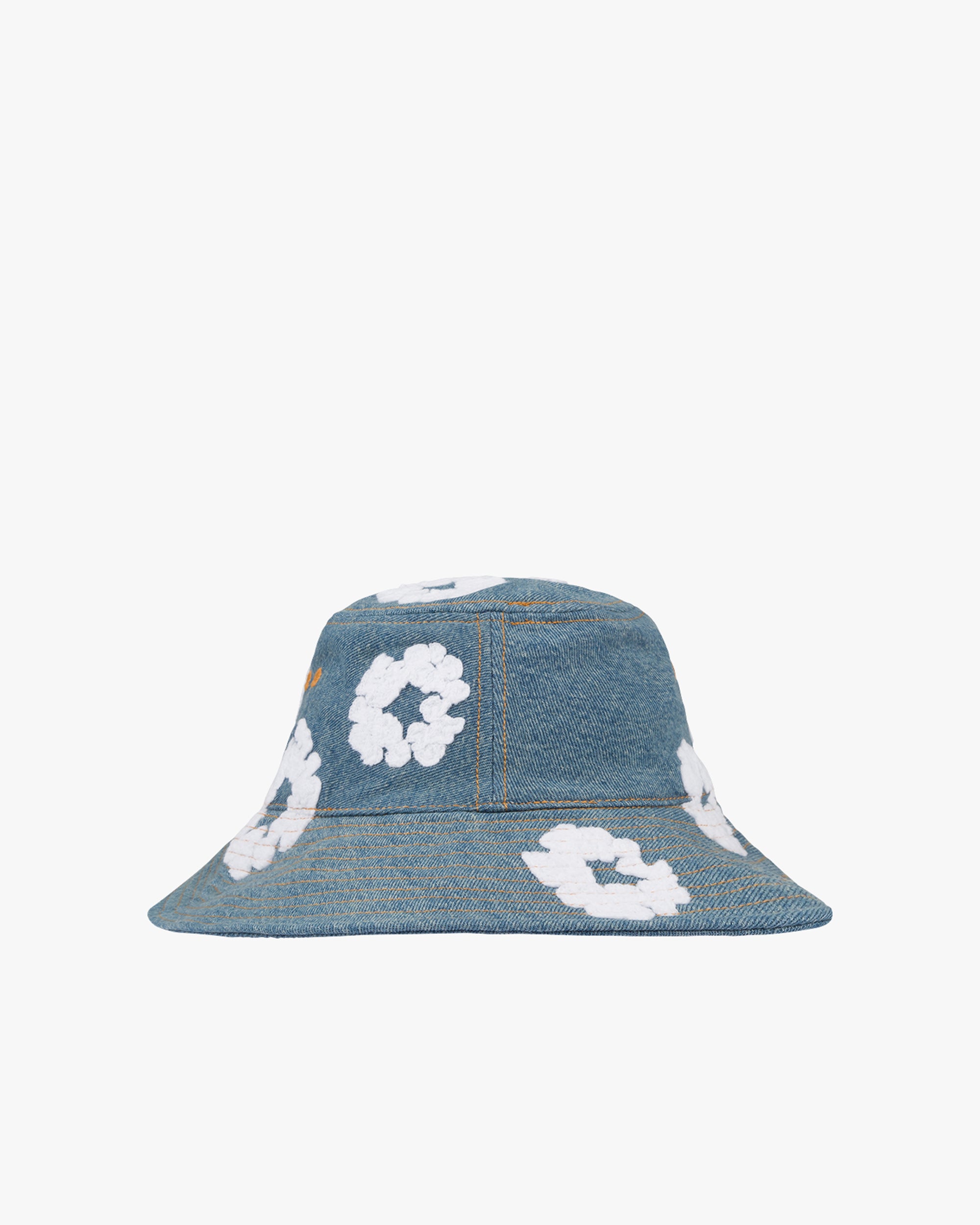 DENIM TEARS: Denim Wreath Bucket Hat (Light Wash) | DSMG E-SHOP
