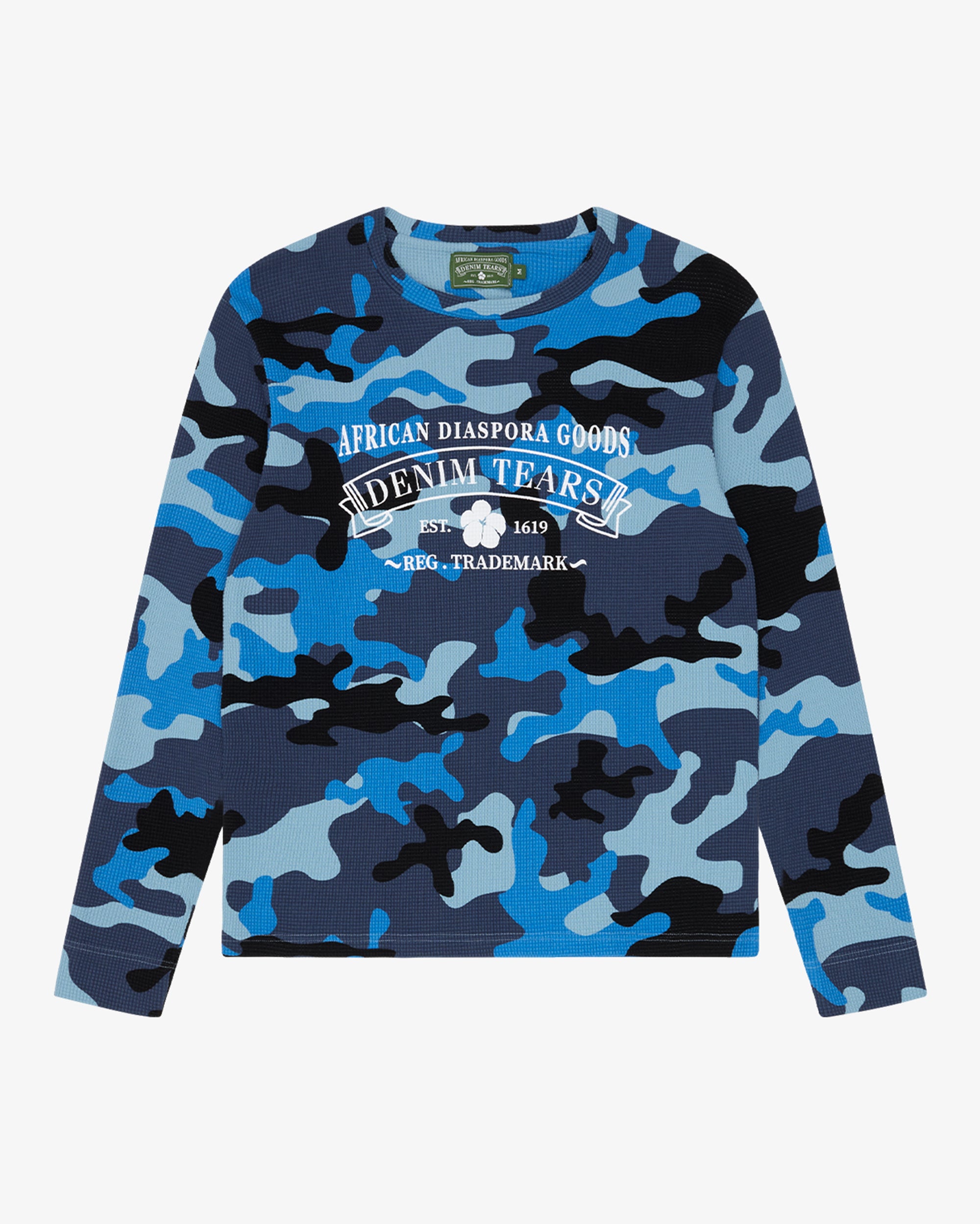 DENIM TEARS: Adg Thermal (Blue Camo) | DSMG E-SHOP