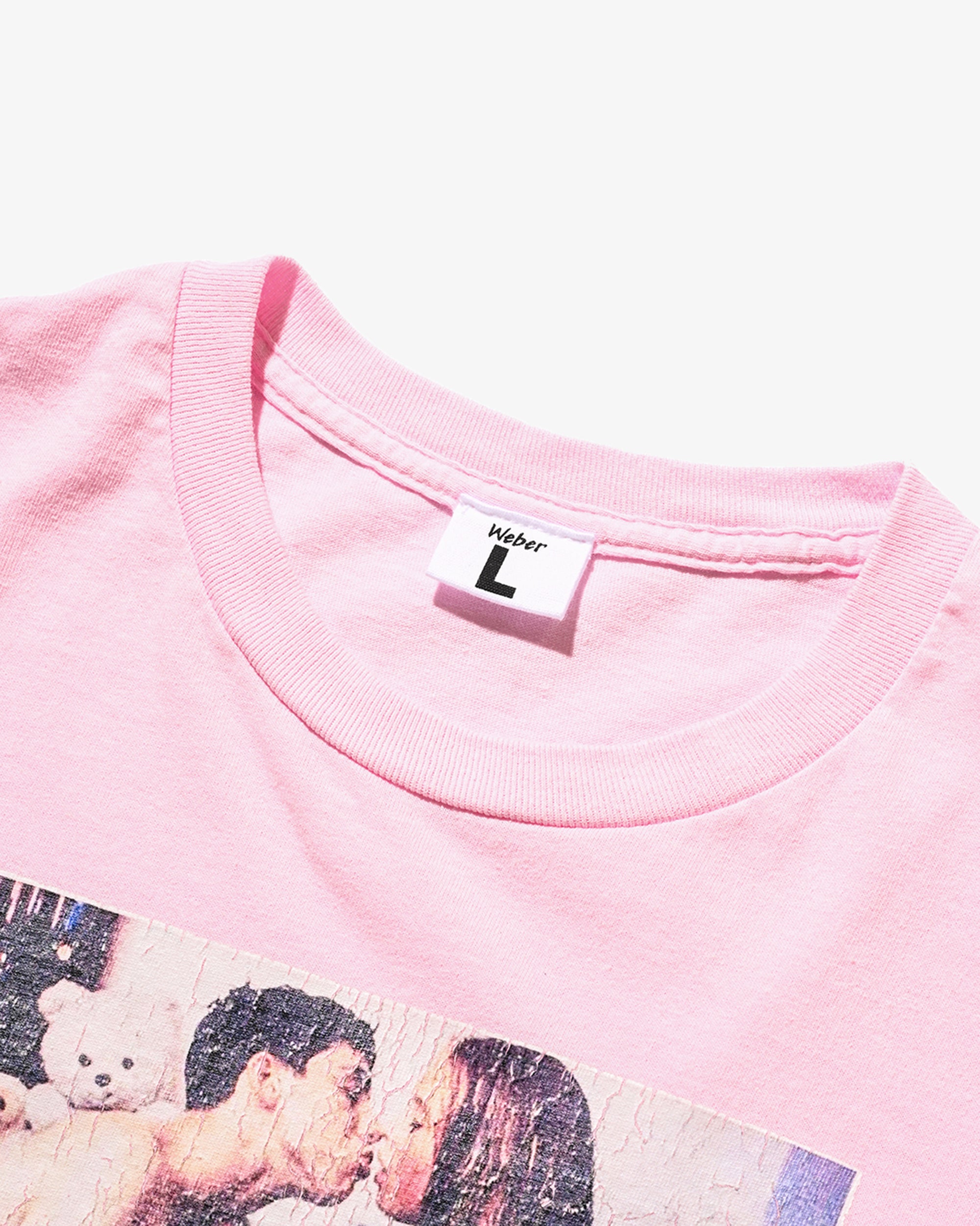 WEBER: [Kids × Weber] Photo T Shirt (Pink) | DSMG E-SHOP